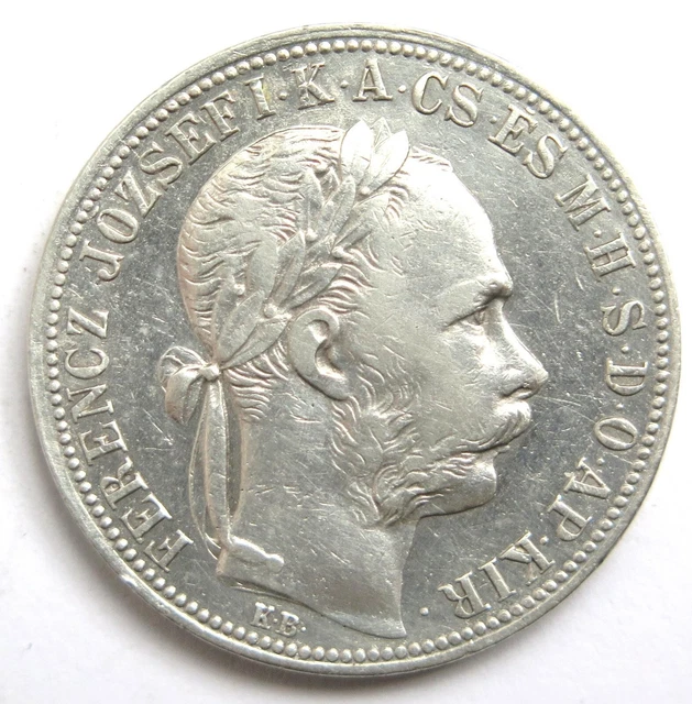 1 FORINT 1890 KB, Ungarn, Franz Joseph I. (1848-1916) EUR 52,00 - PicClick DE
