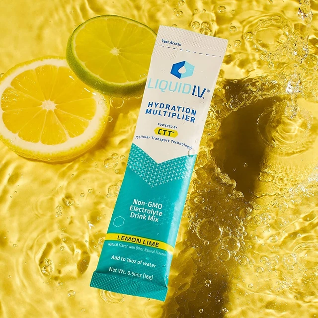 LIQUID IV HYDRATION Multiplier 10 Individual Serving Sticks Non-GMO ...