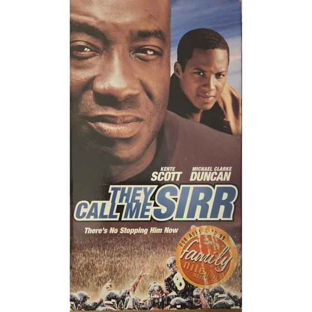 THEY CALL ME Sirr VHS Michael Clarke Duncan, Kente Scott, Sirr Parker £ ...