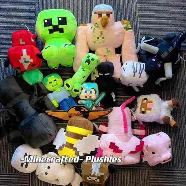 90 STYLES FOR Minecraft Plush Toy Creeper Enderman MC Stuffed Animals ...