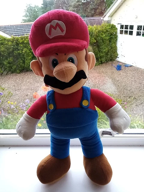 SUPER MARIO JUMBO Mario Plush Toy by Jakks £10.00 - PicClick UK