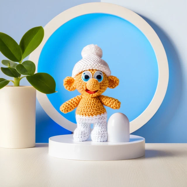 BLUE CHARACTER CROCHET Pattern PDF - Cute Amigurumi DIY Guide - Easy ...