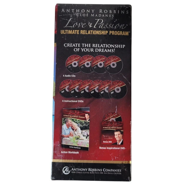 ANTHONY ROBBINS CLOÉ Madanes Love & Passion Ultimate Relationship ...