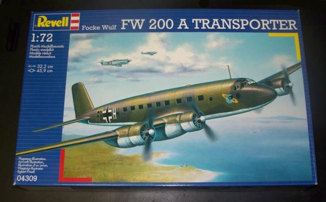 FOCKE-WULF FW 200 A Condor Transporter - Revell Bausatz - Maßstab 1/72 ...