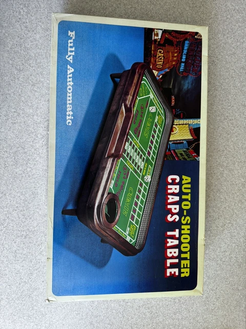 WACO AUTO-SHOOTER CRAPS Table Fully Automatic Dice Roller Casino ...