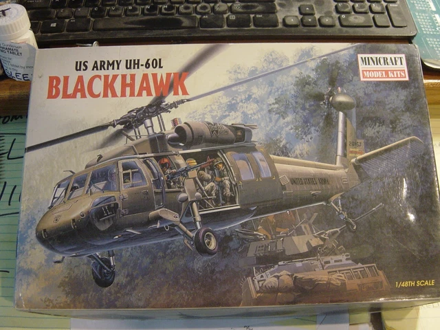 MINICRAFT U.S. ARMY UH-60L Blackhawk Model Kit 1/48 Scale NIB Sealed C4 ...