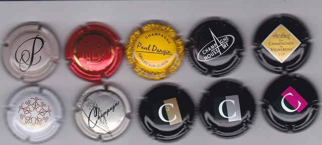LOT N° 3 de 10 muselets de champagne - EUR 3,10 - PicClick FR