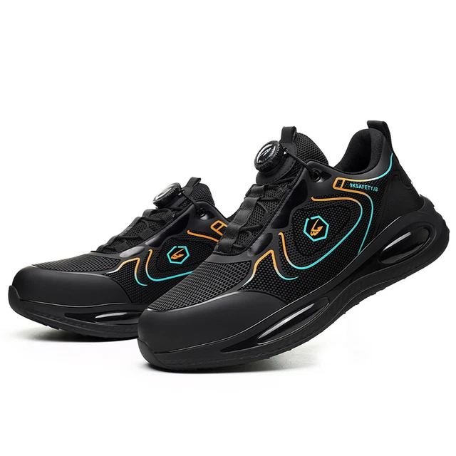 MENS LIGHTWEIGHT WORK Shoes Safety Shoes Steel Cap Sport Lightweight ...