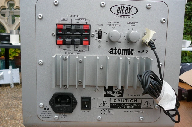 ELTAX ATOMIC A6.2 Active Subwoofer. £55.00 - PicClick UK