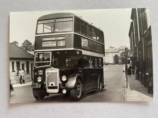 BUS PHOTO ROUGIER Street York Double Decker KS6B ECW Body West ...
