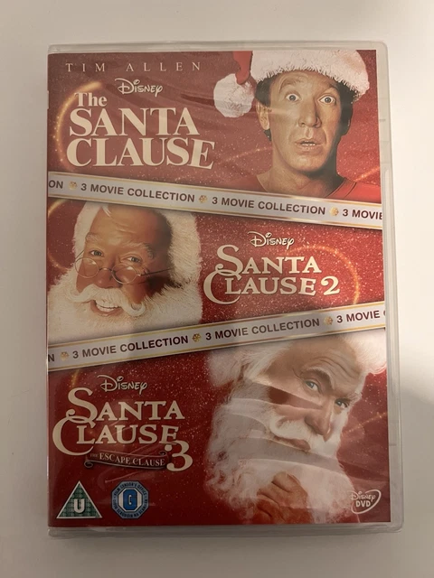 DISNEYS THE SANTA Clause 3 Movie Collection Dvd Boxset New & Sealed £4. ...