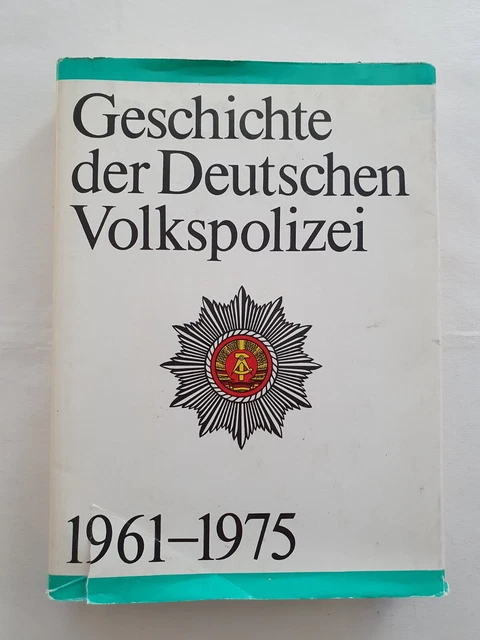 HISTORY OF THE German People's Police 1961-1975 VP GDR GDR/2 £17.11 ...