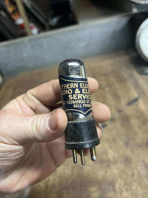 NORTHERN ELECTRIC RADIO Telephone Glass Amplifier Amp Tube RCA ...