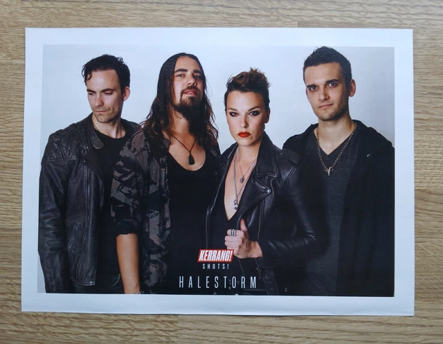 HALESTORM - PORTRAIT Mini Poster music magazine Advert 28 X 20 cm ...