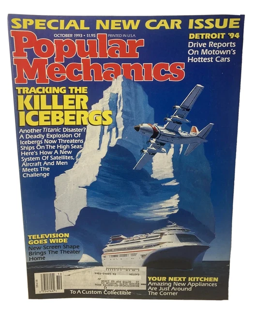 POPULAR MECHANICS MAGAZINE October 1993 Issue Vol 170 No 10 New Car ...