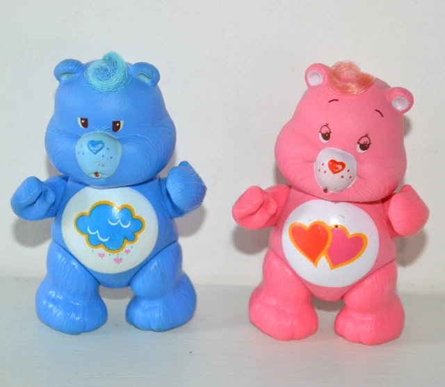 LOT 2 FIGURINES personnage articulés BISOUNOURS Care bears vintage Kenner AGC 83 EUR 24,90 ...