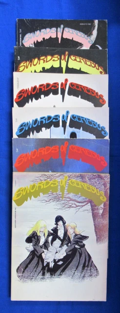 SET SWORDS OF Cerebus Issues #1 - #6 Aardvark Vanaheim Press Dave Sim ...