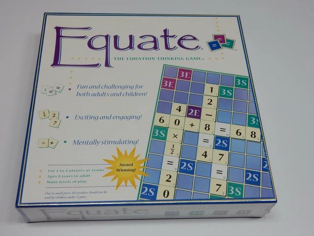 EQUATE BOARD GAME, The Equation Thinking Game, Conceptual Math Media ...