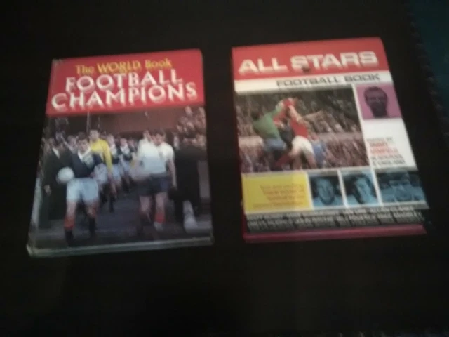 ALL STARS FOOTBALL Book no 8 1968 and The World Book of Football ...