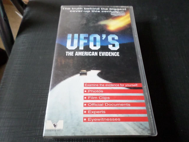 UFO'S - THE American Evidence [VHS] £7.99 - PicClick UK