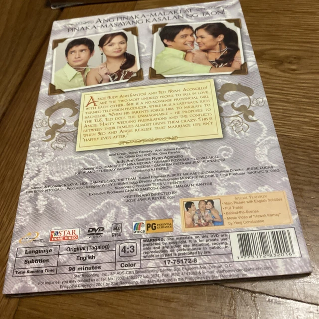 KASAL KASALI KASALO - Philippines Filipino Tagalog DVD Movie Judy Ann Santos $20.00 - PicClick AU