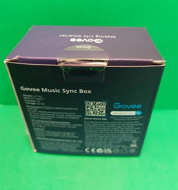 GOVEE MUSIC SYNC Box Bluetooth Group Control 7 Devices 22 Dynamic Music ...