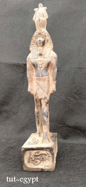 RARE ANCIENT EGYPTIAN antique King Ramses II carved on it statue of ...