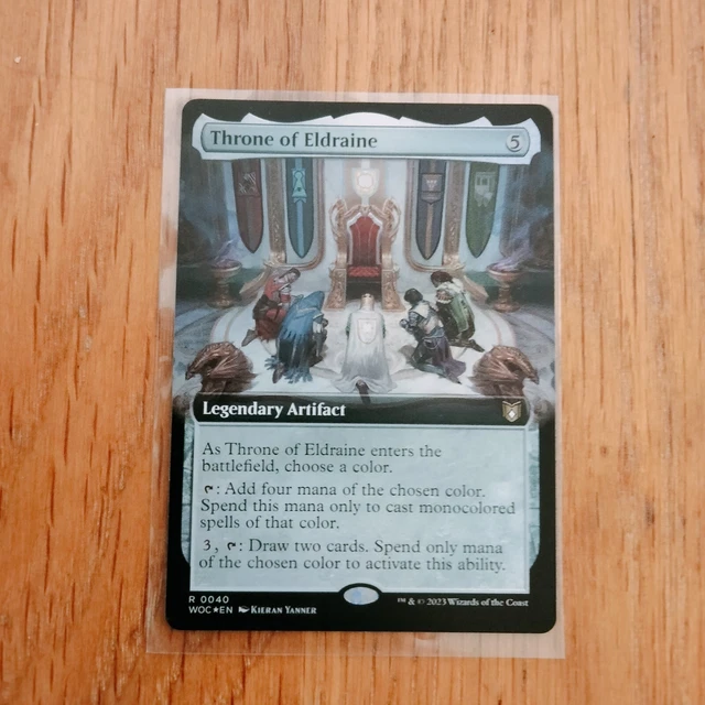 MTG THRONE OF Eldraine. Extended Foil. Wilds Of Eldraine. NM EUR 19,01 - PicClick IT