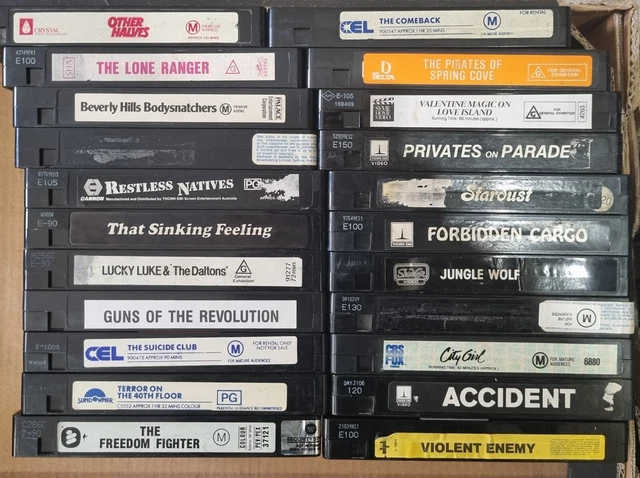 22X VHS VIDEO Tapes (Loose) Assorted Genres and Distributors *Rare Titles* $19.99 - PicClick AU