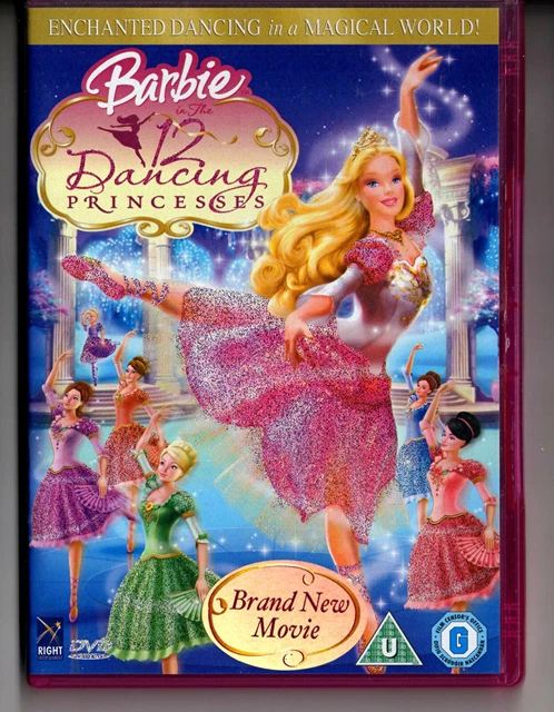 BARBIE IN THE 12 Dancing Princesses - Region 2 DVD + mini-comic- MINT ...