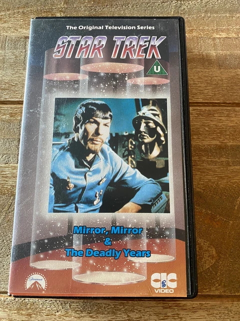 STAR TREK MIRROR, Mirror & The Deadly Years VHS Video CIC 98 Minutes ...