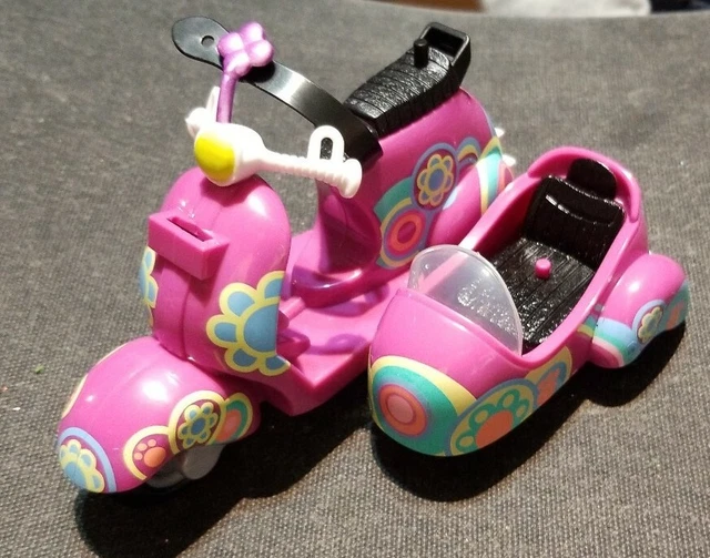 LPS LITTLEST PET Shop Blythe Purple Scooter with Sidecar 2010 Hasbro £7 ...