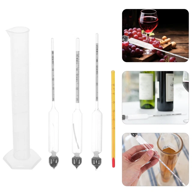 ALCOHOL TESTER SMALL-SCALE Brewing Equipment Laboratory Hydrometer £17. ...