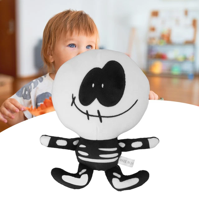 SKELETON PLUSH TOY Cartoon Anime Soft Stuffed Doll Children Birthday ...