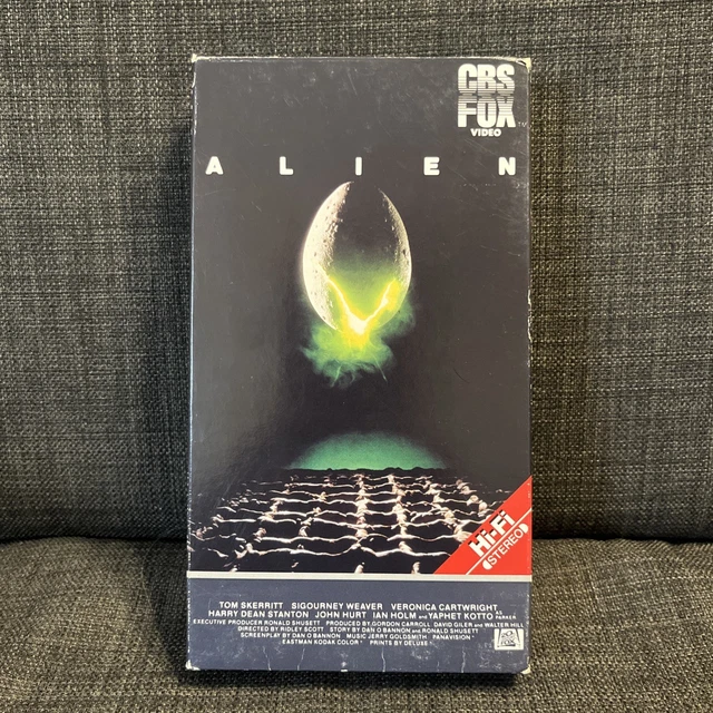 ALIEN 1984 VHS CBS Fox Hi-Fi Stereo Red Label Video £10.80 - PicClick UK