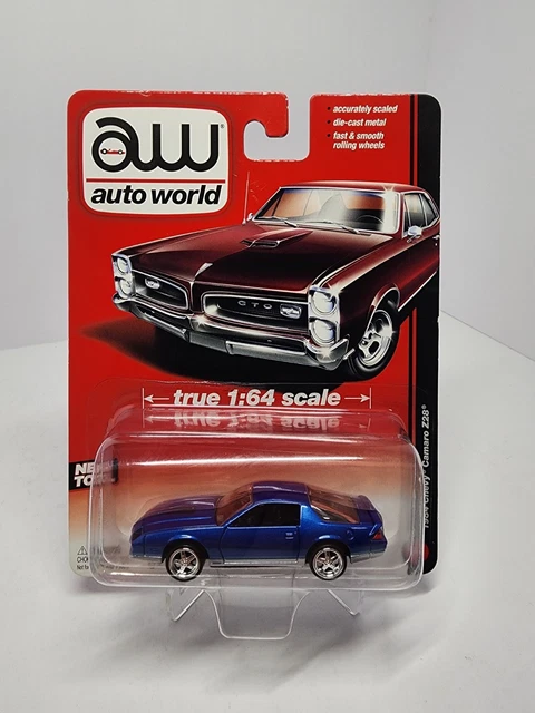 2013 AUTO WORLD 1984 Chevy Camaro Z28 Blue £31.38 - PicClick UK