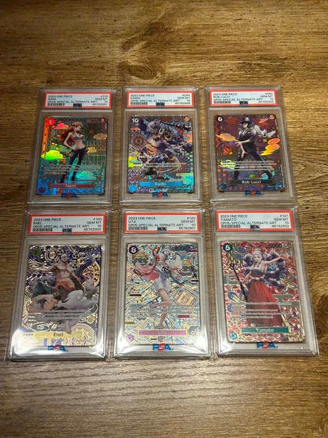 ONE PIECE TCG OP05 SP Art Nami Kaido Lucci Enel Uta Yamato sequential ...
