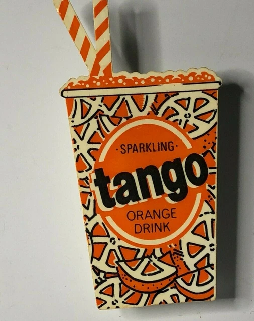 VINTAGE TANGO ORANGE Drink Advertising Pin Badge 1970's 67 x 35 mm EUR ...