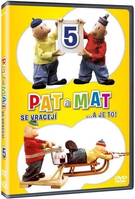 PAT A MAT 5 (A je to!) DVD original Czech animation classic 63 minutes ...