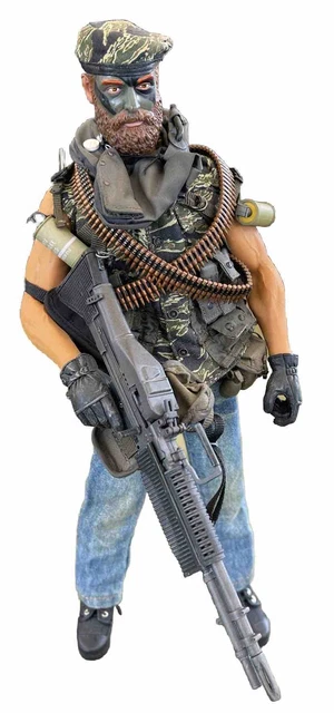 HOT TOYS 1/6 Scale Dam Soldier Story Navy Seal Vietnam M60 Machine ...