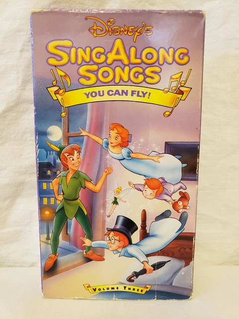 VHS DISNEY'S SING Along Songs Volume 3 You Can Fly! EUR 5,16 - PicClick IT