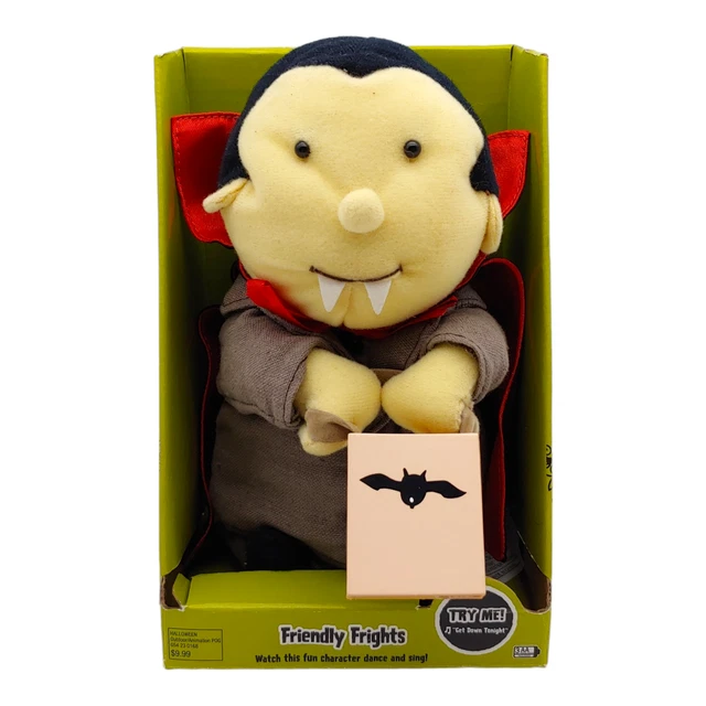 GEMMY FRIENDLY FRIGHTS Animated Dancing Vampire 7" Musical Get Down ...