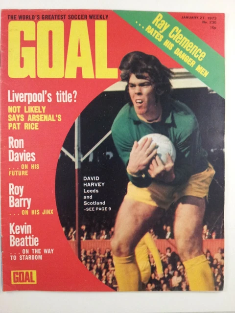 GOAL MAGAZINE #230 : January 1973 : Vintage Football Magazine £9.95 ...