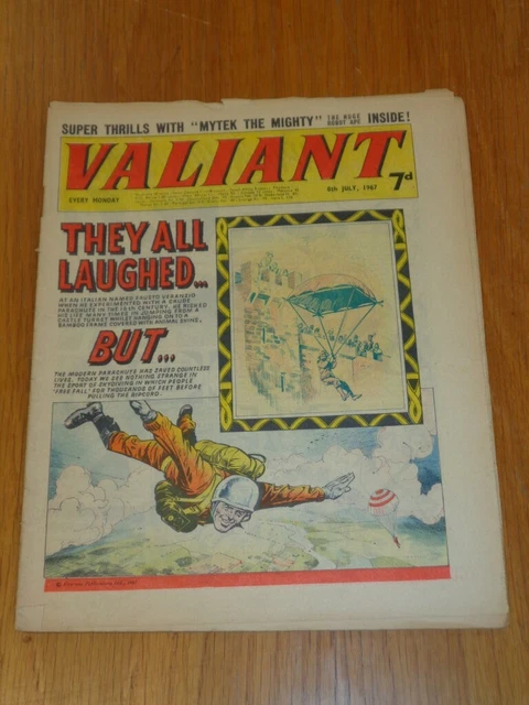 VALIANT 8TH JULY 1967 Fleetway British Weekly Comic* EUR 9,86 - PicClick FR