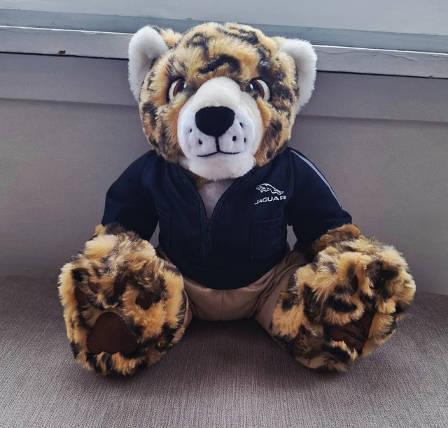 JAGUAR LAND ROVER Teddy Bear Plush Toy 26cm Soft Cuddly Mascot Leopard ...
