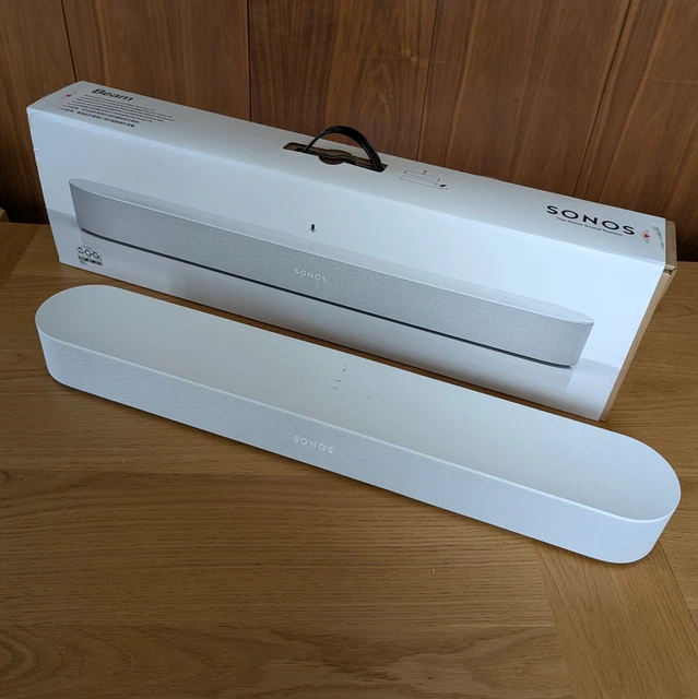 SONOS BEAM SMART Soundbar - White Gen 1 Mint/unused £255.52 - PicClick UK