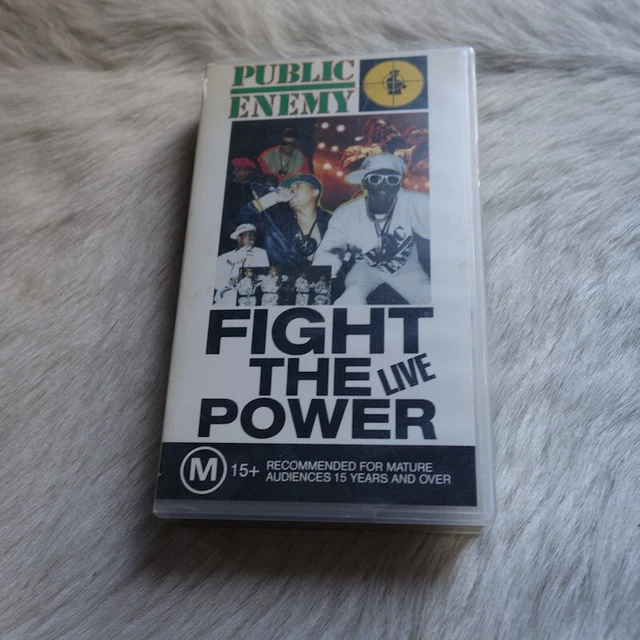 PUBLIC ENEMY FIGHT The Power Live Vintage PUBLIC ENEMY Music VHS ...