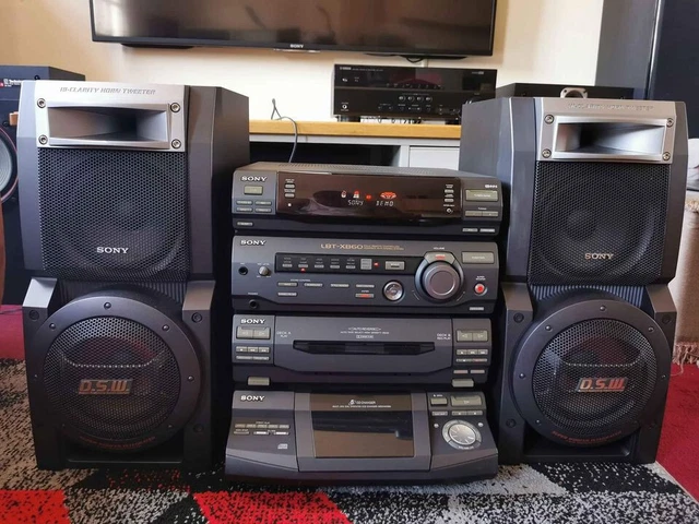 SONY LBT-XB60 COMPACT Hi-Fi Stereo System 5 Cd Changer WITH SPEAKERS £ ...