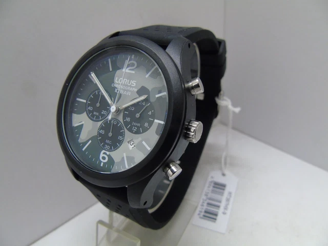 LORUS BY SEIKO MENS SPORTS CHRONOGRAPH WATCH *EX-DISPLAY* *PLAIN BOX ...
