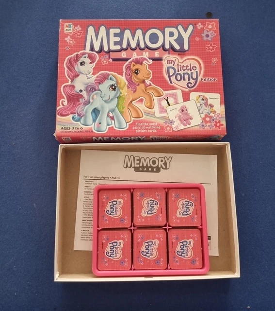 MY LITTLE PONY Memory Game by Hasbro Gaming 2003 complete with ...